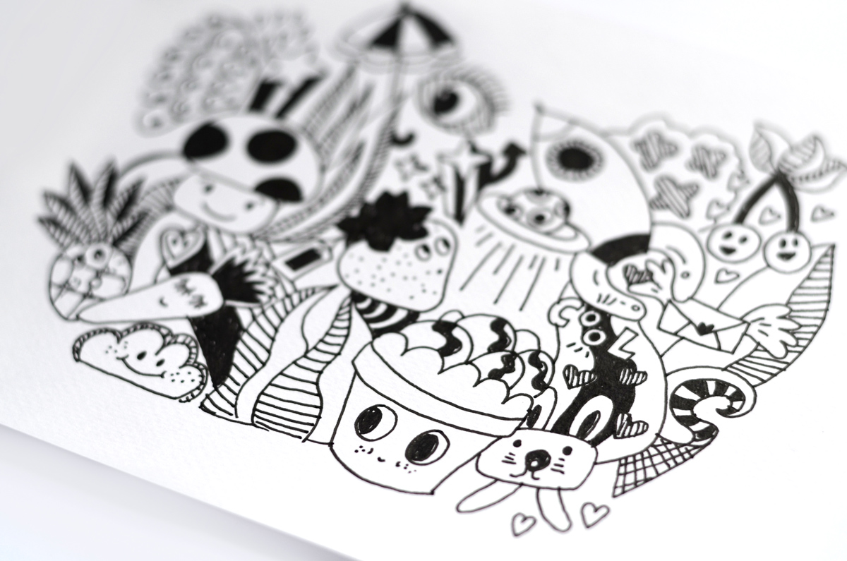 Doodle - a co to i jak to rysować? - K'artistique | artystyczny blog o ...